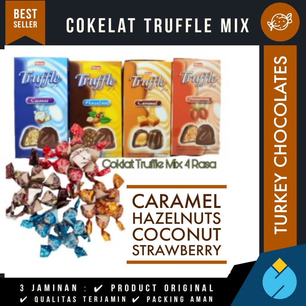 Truffle MIX CHOCOLATE 200GR | Arabic chocolate | Turkish chocolate ...