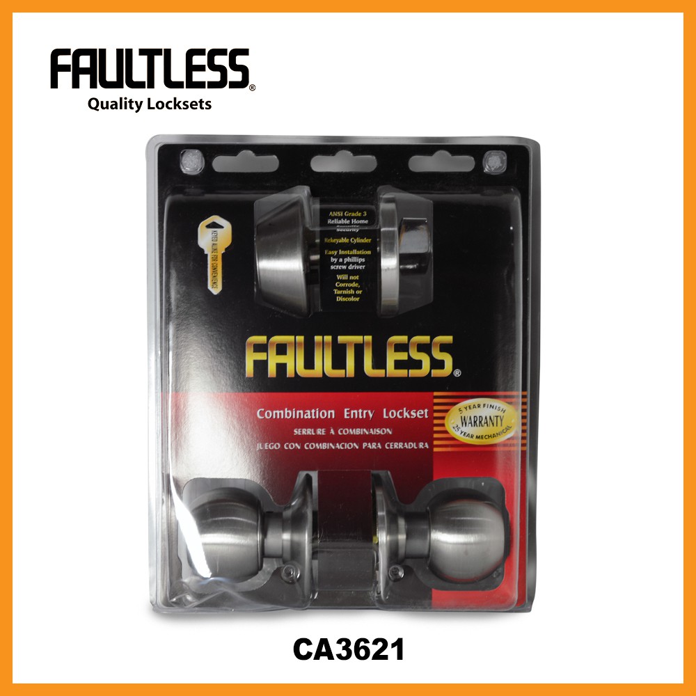 Faultless Doorknob and Deadbolt Set | Shopee Philippines