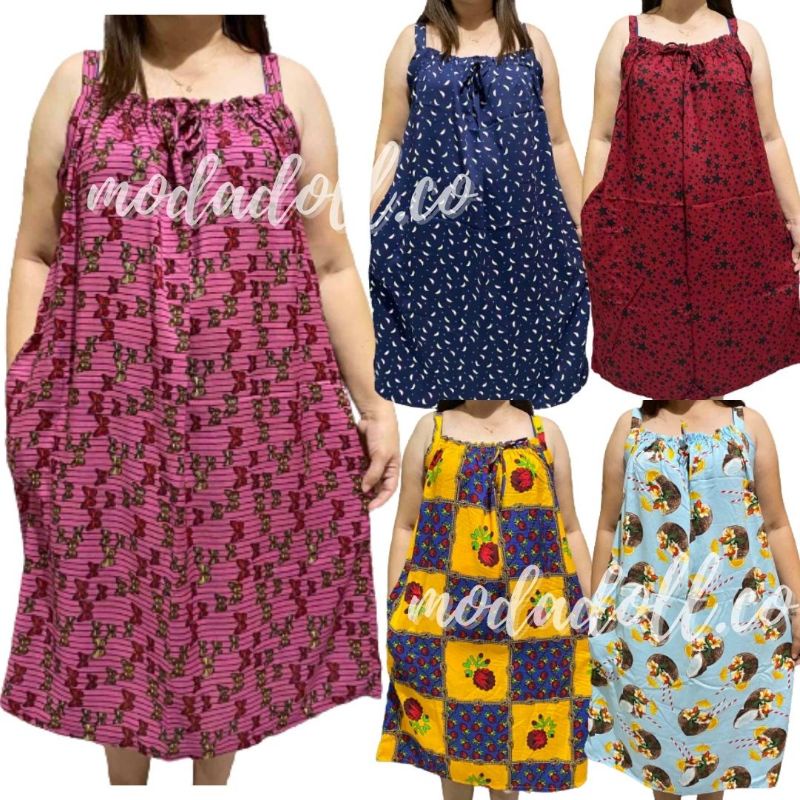 ModaDollCo. 3XL Chloe Challis Big Duster w/ Side Pocket | PLUS SIZE Up To 3XL | Taytay Tiangge ...