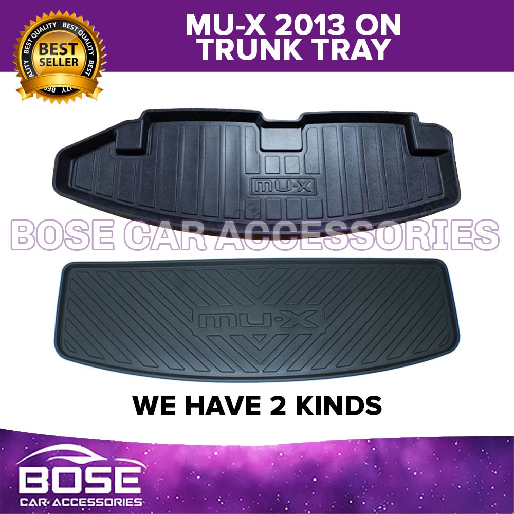 Isuzu MUX MU-X 2014 - Onwards Car Trunk Tray / Cargo Trunk Tray Liner / Rear Mat Matting / Trunk ...