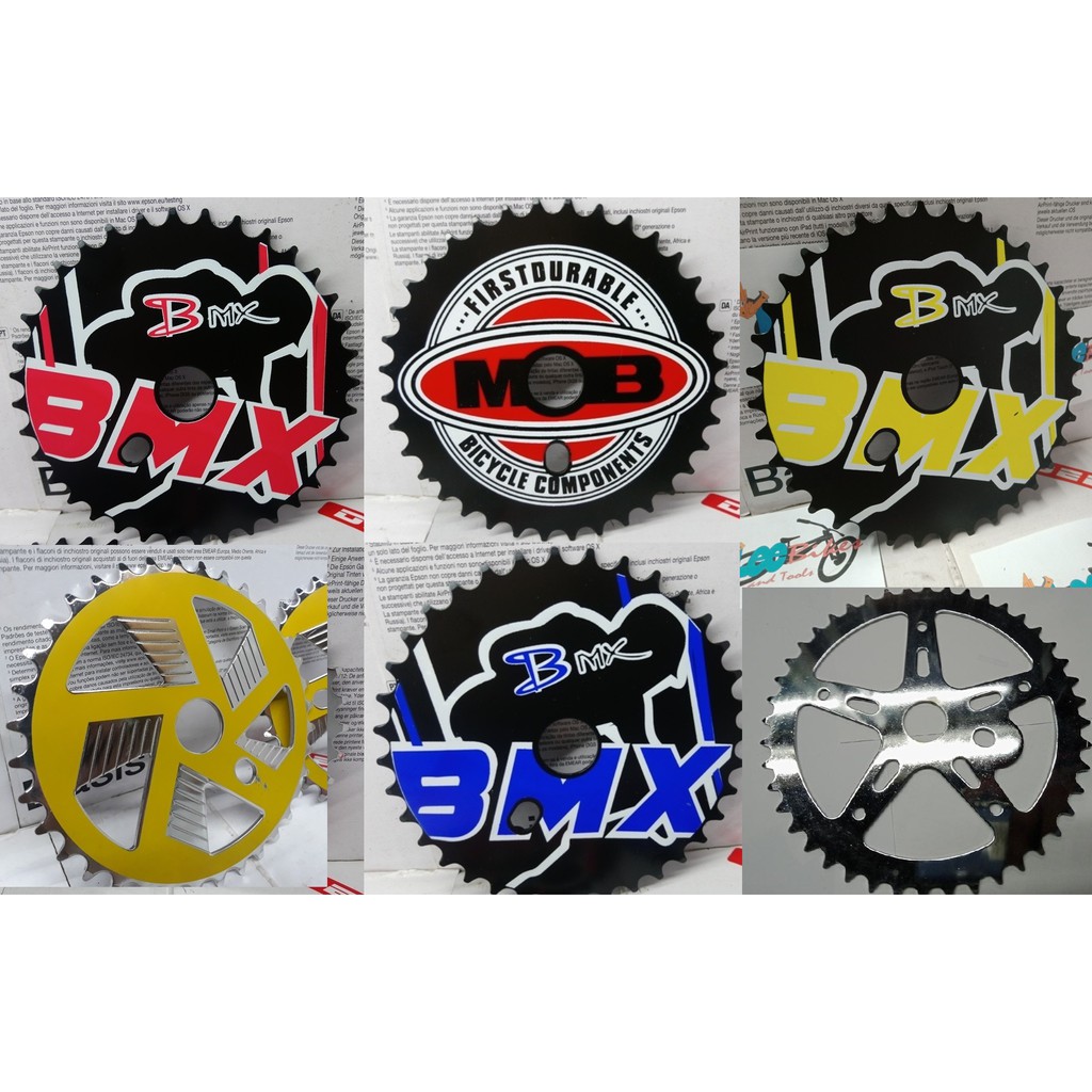 BMX Chainwheel MOB, SILVER & BMX 36T, 40T, 44T, 52T | Shopee Philippines