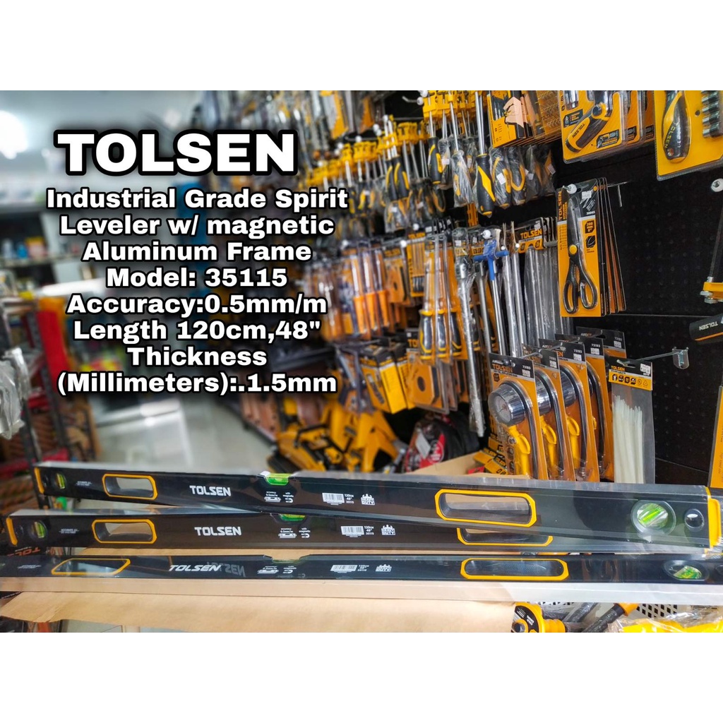 Tolsen Industrial Magnetic Spirit Level / Level Bar with Magnet ...