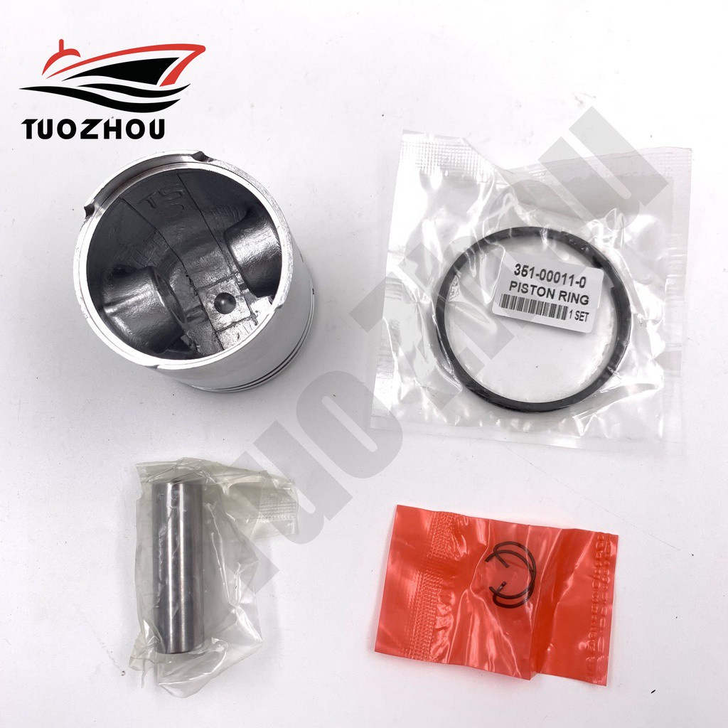 Piston and Piston Ring Set (Std) For TOHATSU 2 stroke Outboard Motor M5 ...