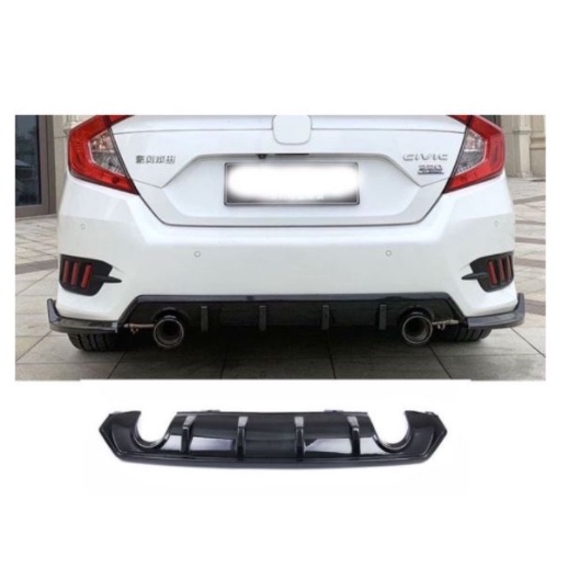 Honda Civic Fc 1.5t Tc /Tcp Dual Tip/Twin Tip Akrapovic Matte CARBON ...