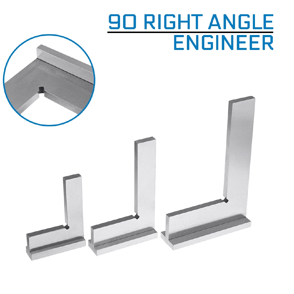 50x40/75x50/100x70mm Machinist 90 Degree Right Angle Square Engineer Set with Seat Ground Steel ...