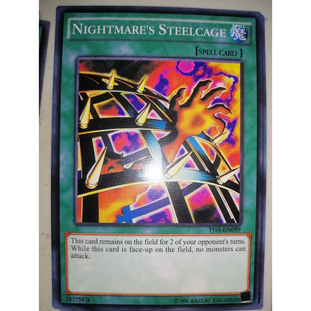 Nightmare's Steelcage Yugioh [CLASS A] | Shopee Philippines