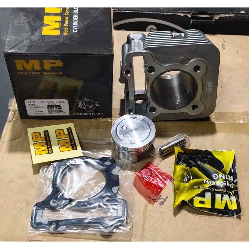 MP CYLINDER BLOCK STEEL BORE 57MM/ AND 59MM MIO I 125 AND MIO SOUL I 25 ...