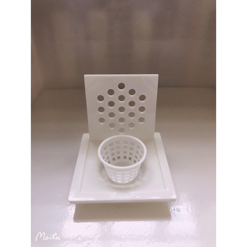 PVC Floor Strainer with Basket Drain 4x4 | Shopee Philippines