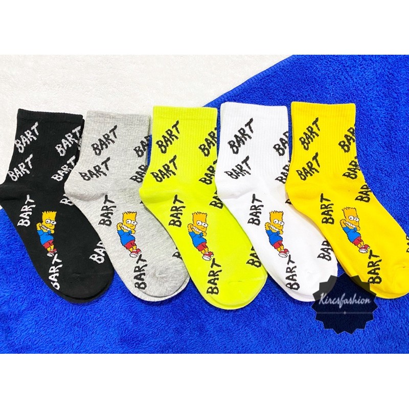 Bart Simpson Iconic Socks • [CH] | Shopee Philippines