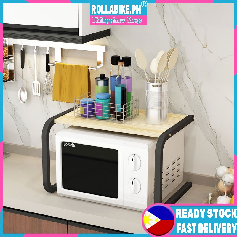 COD Modern Style Mini Kitchen Storage Rack Oven Rack Microwave Oven ...