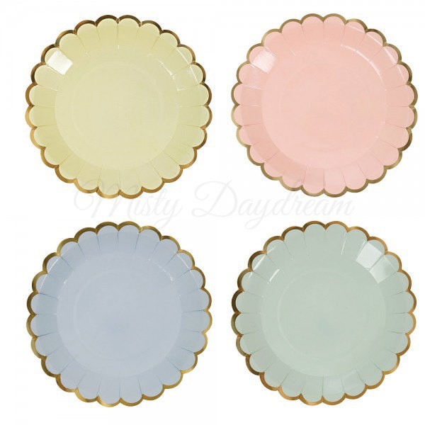 Pastel Scallop Canape Small Plates 7′′ (Set Of 8) | Shopee Philippines