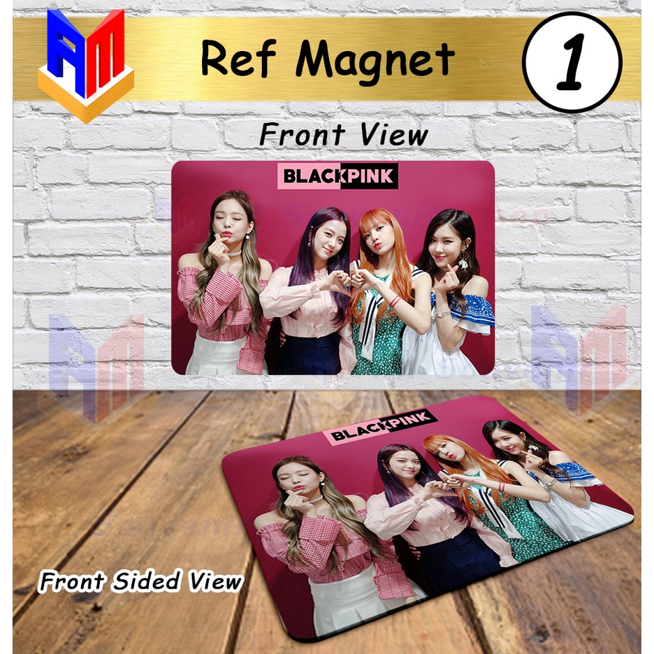 Black Pink Ref Magnet / Black Pink / Ref magnet ATM size / Kpop idol ...