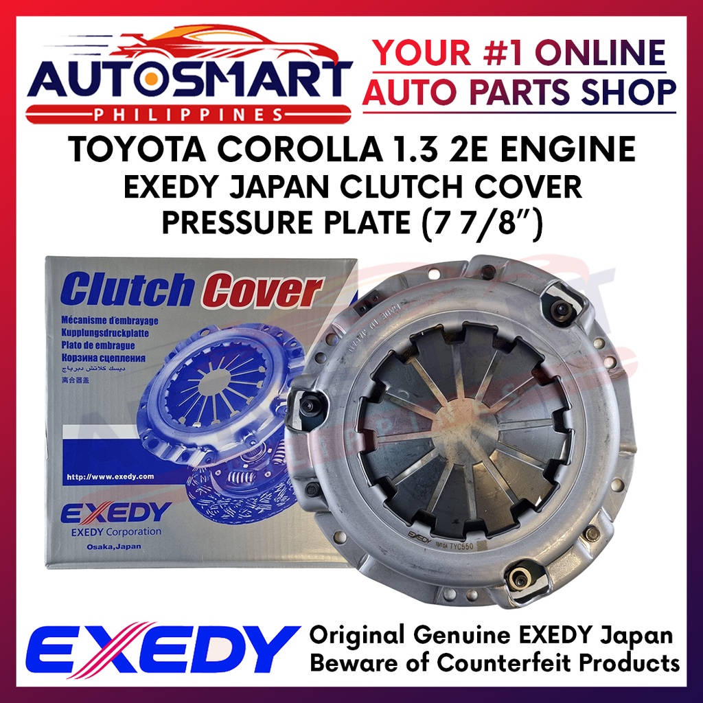 EXEDY Toyota Corolla 2E 12 Valve Clutch Cover/Pressure Plate | Shopee Philippines