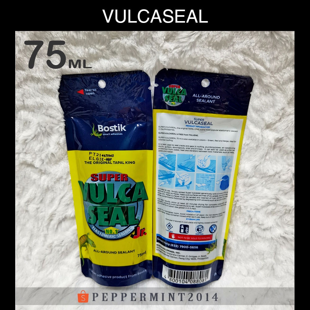 Original Bostik Super Vulcaseal All Around Sealant 75ml Junior Jr Smart ...