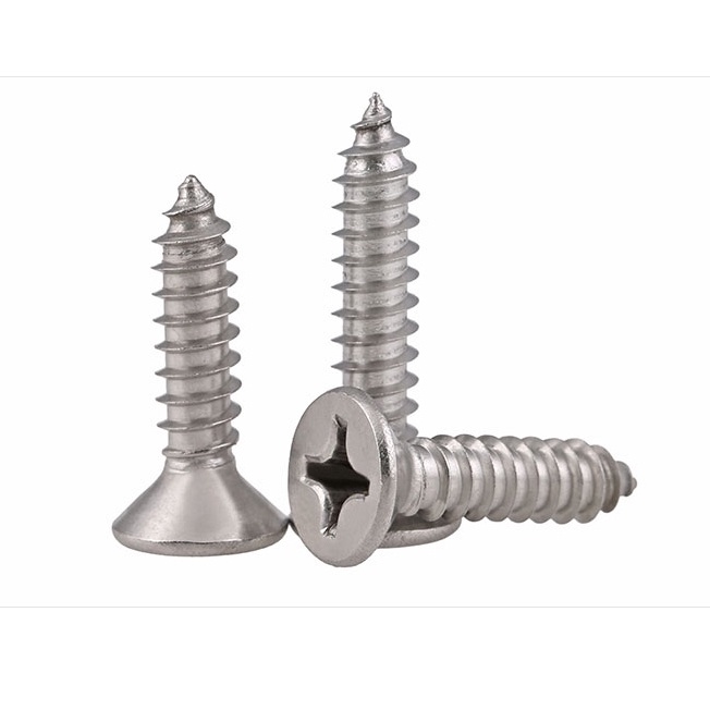 [M3.5m4 M5 M6] 316 Stainless Steel Phillips Flat Head Self-Tapping ...