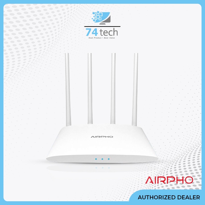 AIRPHO AR-W410 AC1200 Dual Band Gigabit Wireless Router | Shopee ...
