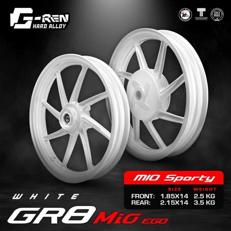 G-REN MAGS MIO SPORTY / MIO I 125 3 holes GR8 | Shopee Philippines
