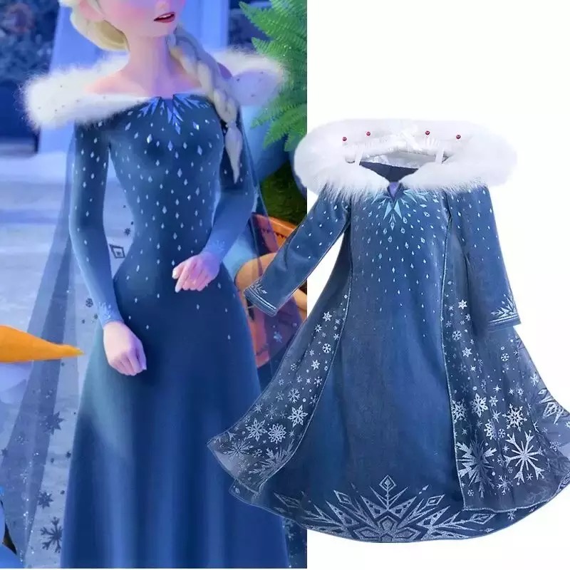 SALE !Ready Stock Frozen Long sleeves children girl kid cloth dress ...