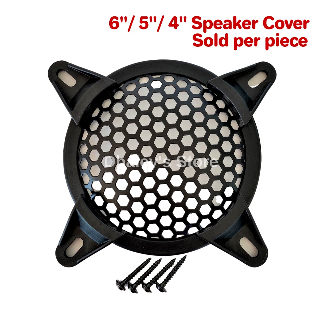 6.5"/6"/ 5"/4" Speaker Cover speaker mesh with Clips and screws Steel ...