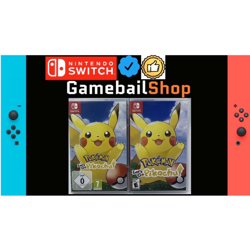 Nintendo Switch Game - Pokemon Let's Go Pikachu Lets Go Eevee/PokeBall ...