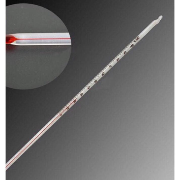 Glass thermometer water meter measures hot water temperature from 0 to ...