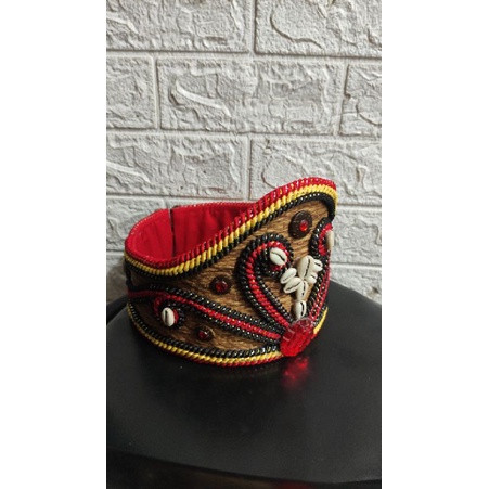 KAYU The Crown Of The DAYAK Traditional Hat With Wood Leather Creations ...