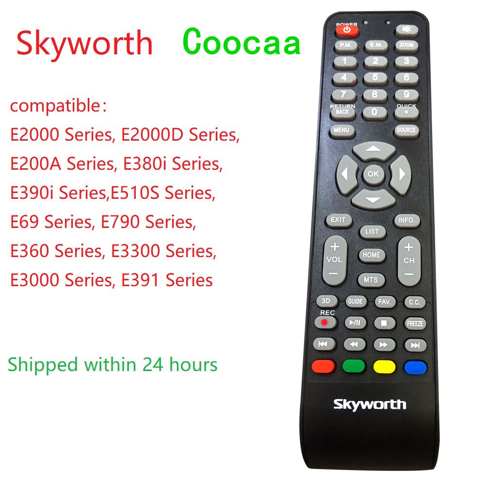 Universal Skyworth Smart TV Remote Control Series E2000 E2000D E200A ...