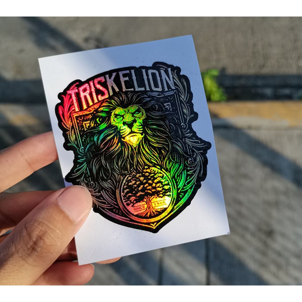 hologram Triskelion tau gamma phi decals sticker logo | Shopee Philippines