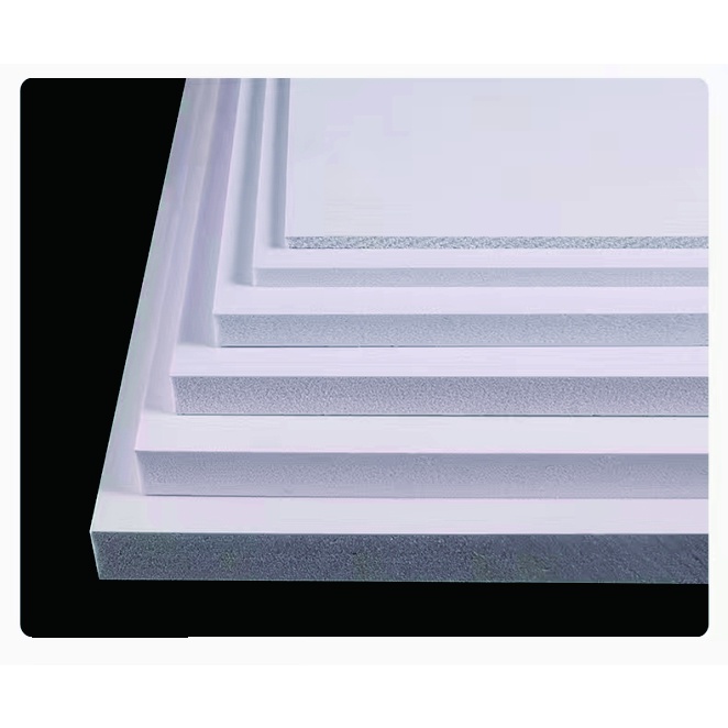 hard Sintra Board (5x5, 6x6, 7x7, 8x8 and 9x9 inches) white/black ...