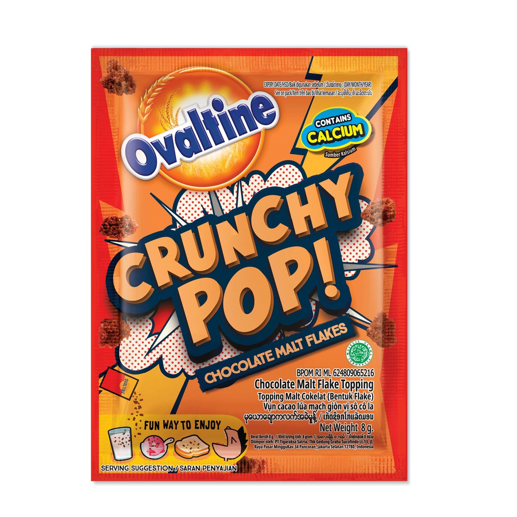 Ovaltine Crunchy Pop! 8g in Display Box (15s) | Shopee Philippines
