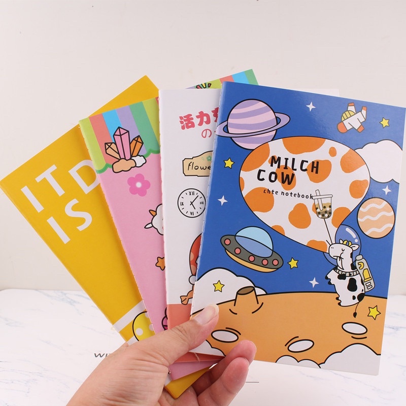 2pcs Set Cute Notebook 32k 20×14cm (30 Sheets per Book) | Shopee ...