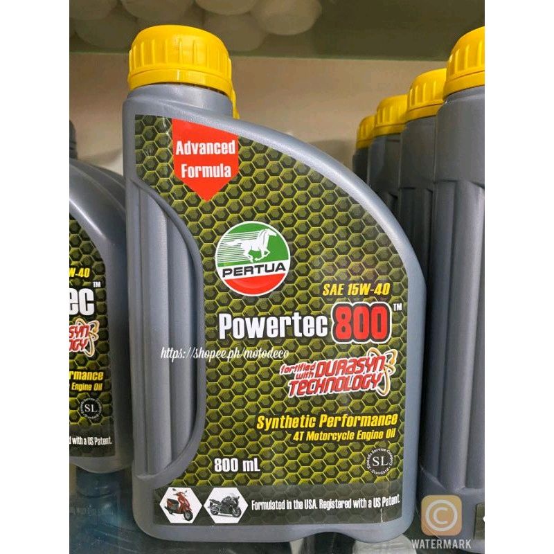 [ORIGINAL] PERTUA Powertec Engine Oil Synthetic 15W-40 | Shopee Philippines