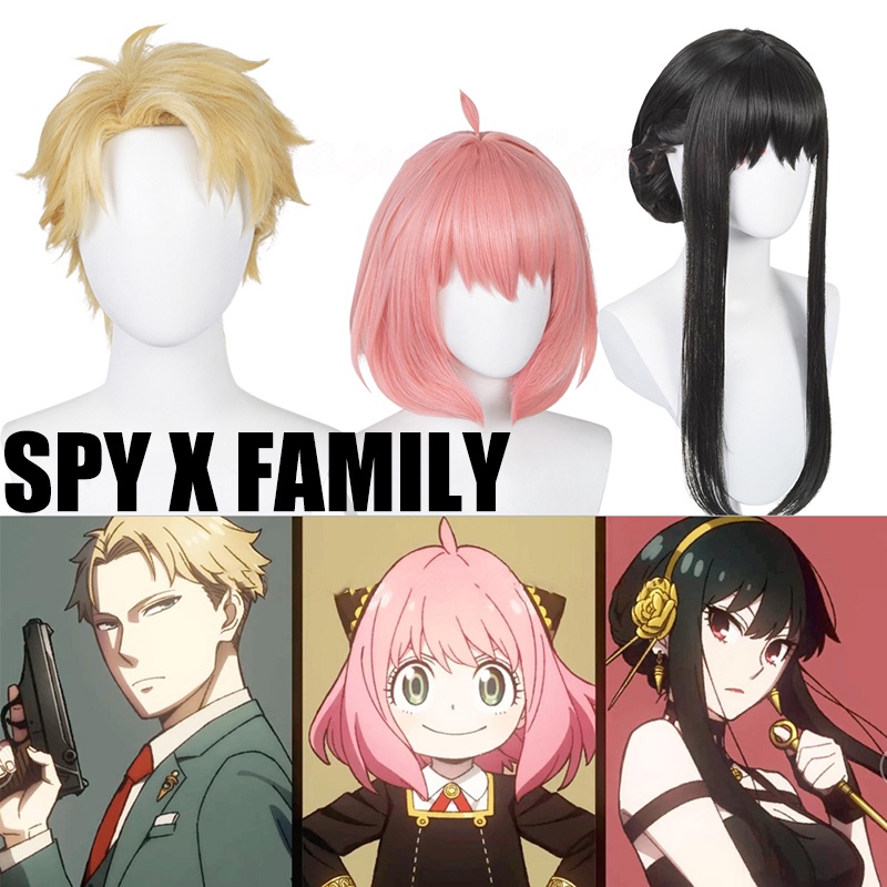 Loid Forger Cosplay Wig Anime Spy X Family Short Blond Hair Twilight ...