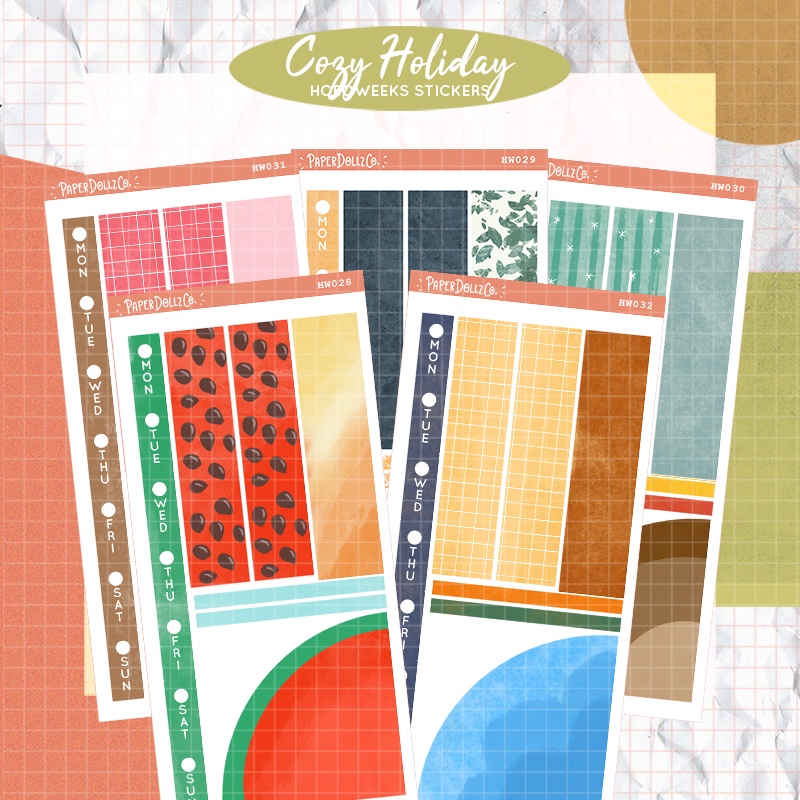 Summer Hobonichi Kit for Hobonichi Weeks | HW028 HW029 HW030 HW031 ...