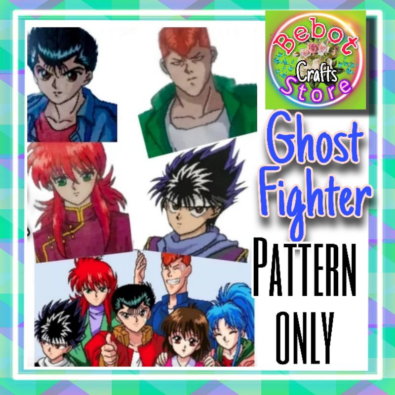 Ghost fighter cross stitch pattern / pattern only | Shopee Philippines