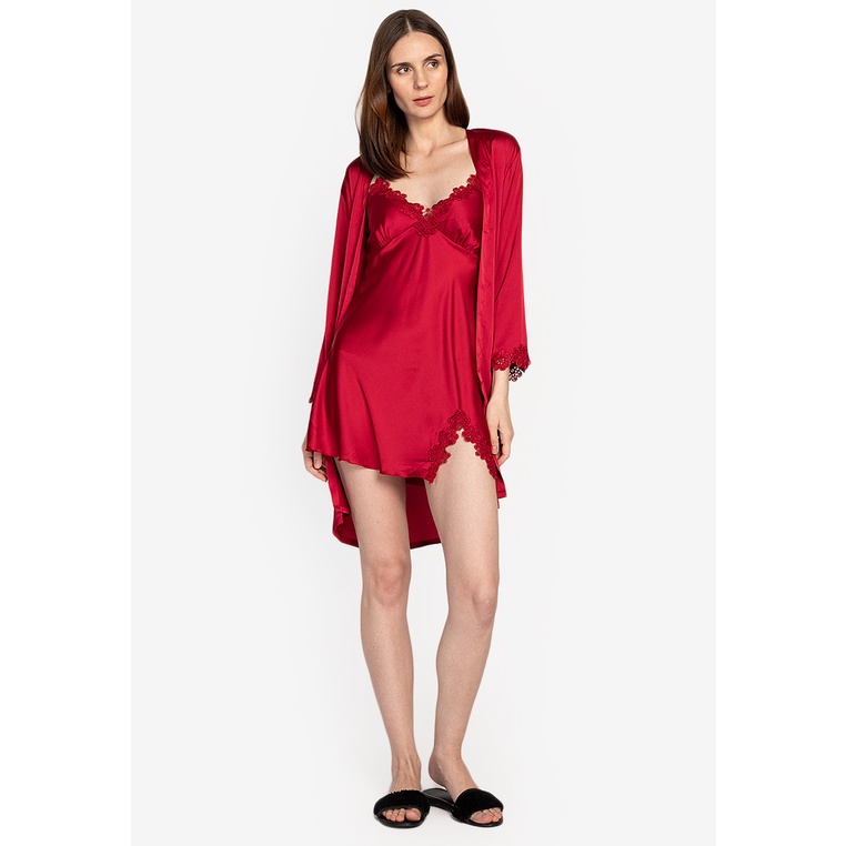 Athena Silk Robe Set | Shopee Philippines