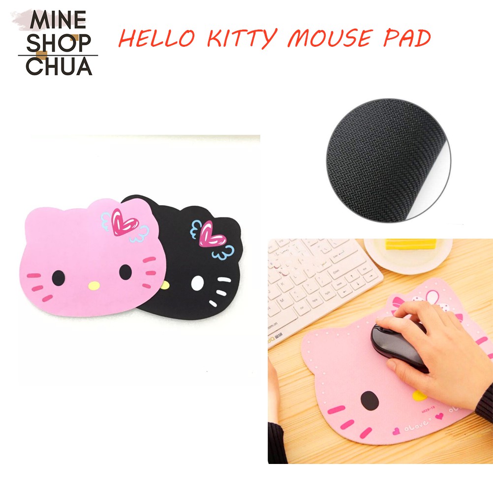 Cute Hello Kitty Computer Mouse Pad Anti-slip, mouse pad, hello kitty ...