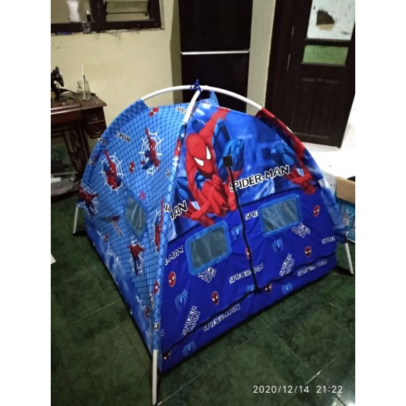 TENDA Children's Tent full Character homemade spiderman motif new uk ...