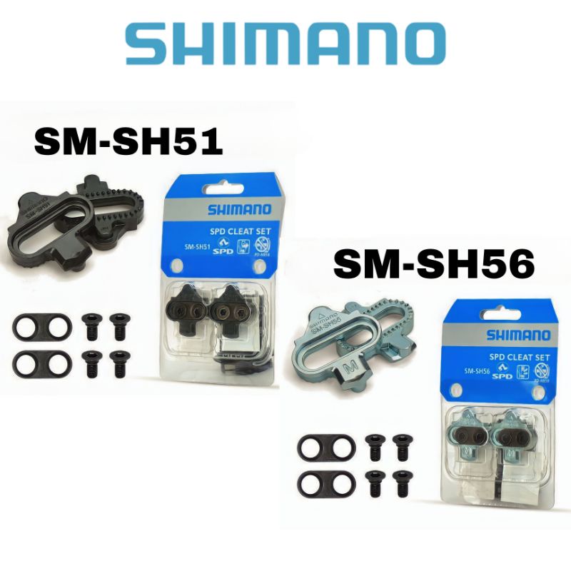 Shimano SM-SH51/SM-SH56 SPD Cleats set Cleats Shoes attachment for MTB ...