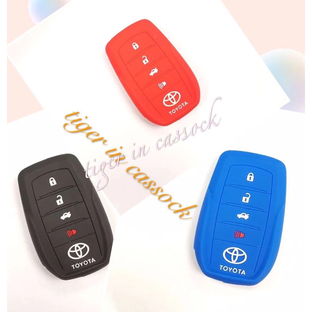 perfect toyota smart key silicone cover case for protecting and ...
