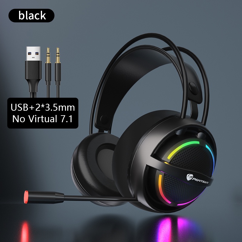 Professional Wired Gaming Headsets 3.5mm Over-Ear Bass Stereo Gaming ...