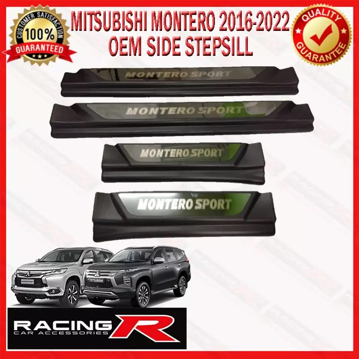 Mitsubishi Montero 2016 to 2023 OEM Side Step Sill Protector 2017 2018 ...