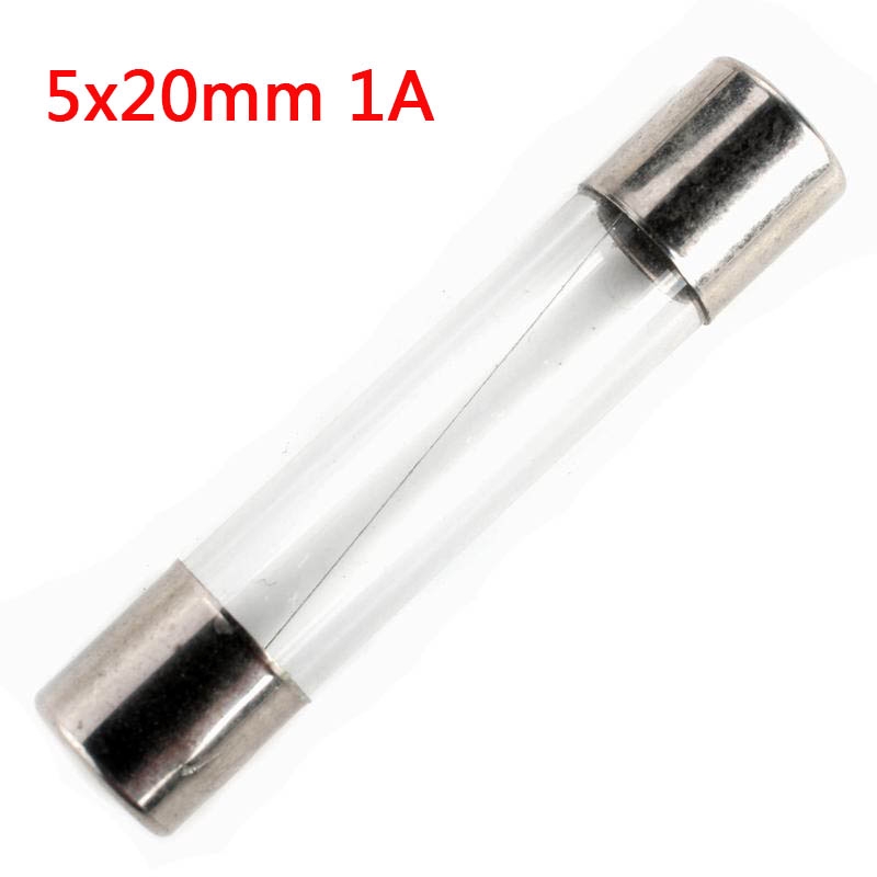Ready stock* 5pcs,220V 1A 1AMP Quick Blow Glass Fuses 5x20mm | Shopee ...