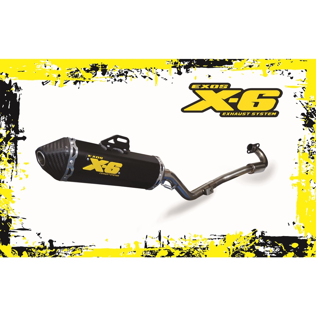 EXOS X6 with Powerbomb Honda CRF 150L Full Exhaust System | Shopee ...