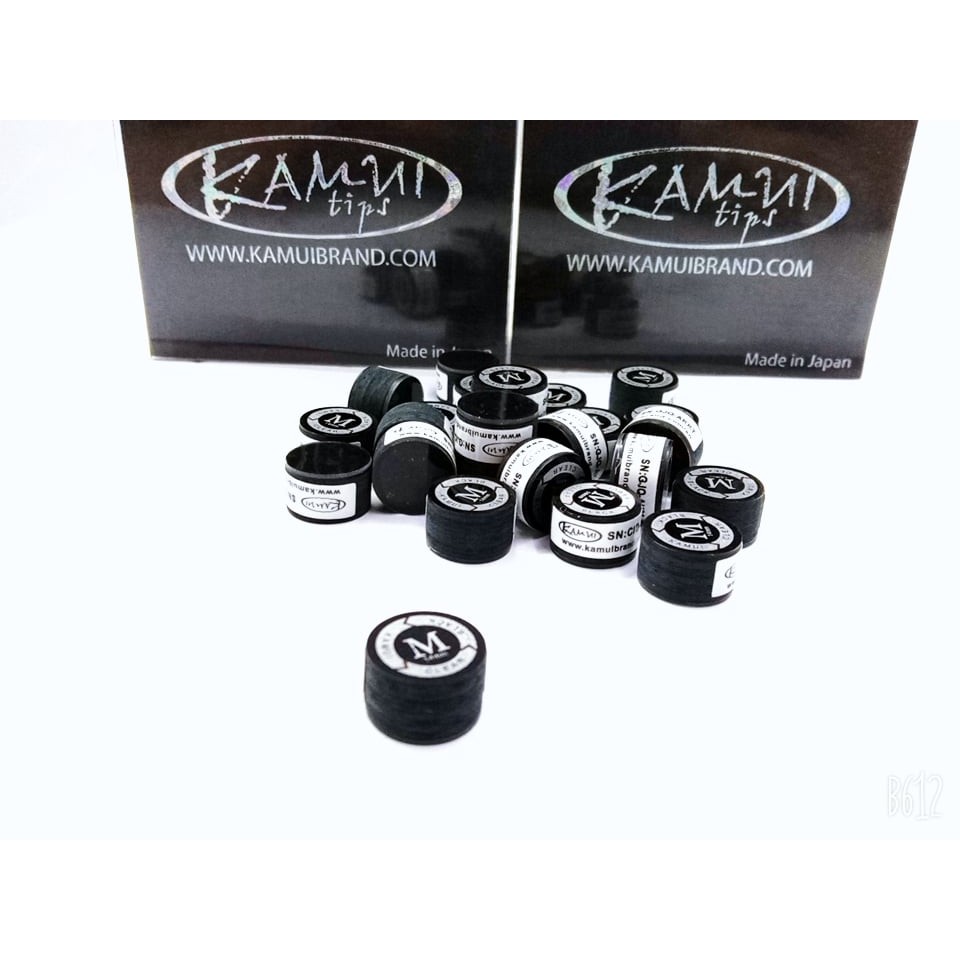 1Pc. KAMUI MEDIUM BLACK BILLIARD CUE TIP/TIP NG TAKO NG BILYARAN(ABLP ...