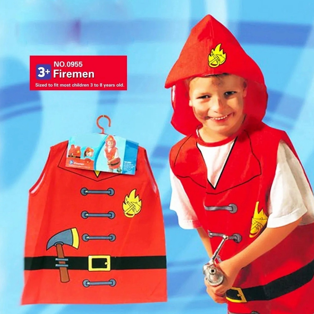 BFF Fireman Costume Fireman Costume | Shopee Philippines