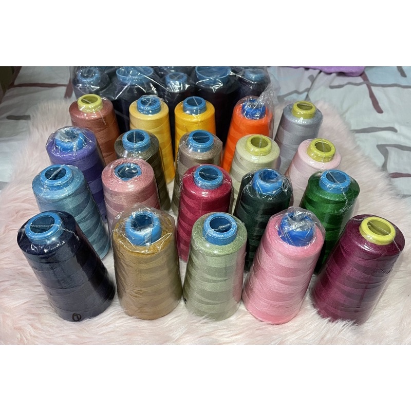 per Cone Polyester Sewing Thread I Cotton Sinulid (ticket 120) I 3000 ...
