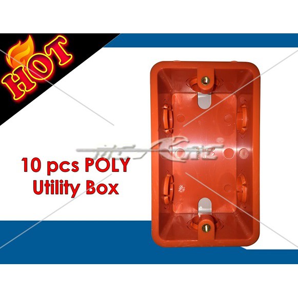 10 pcs Poly Utility Box | Shopee Philippines