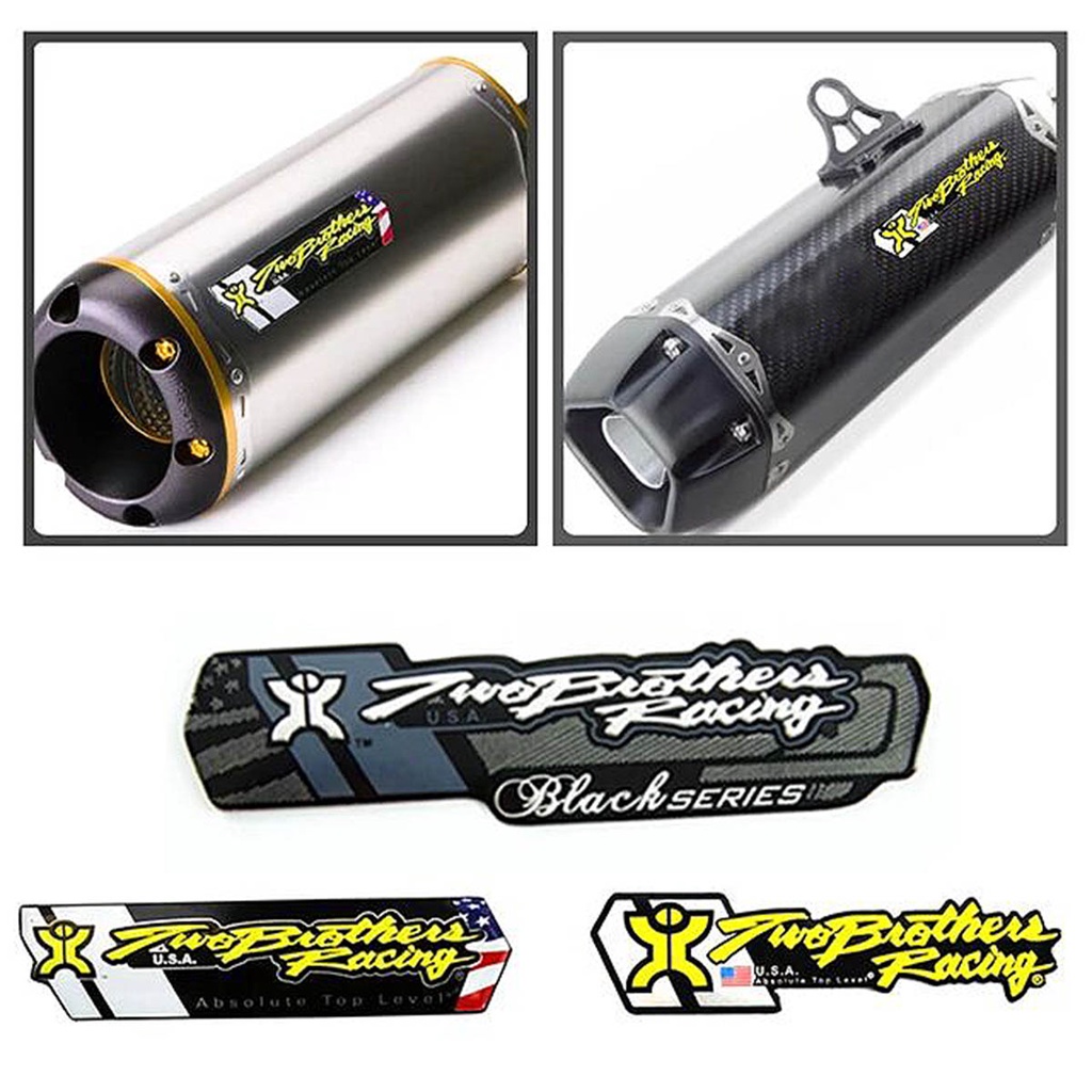 Aluminum Alloy Motorcycle Exhaust Sticker Escape Killer Sticker Two ...