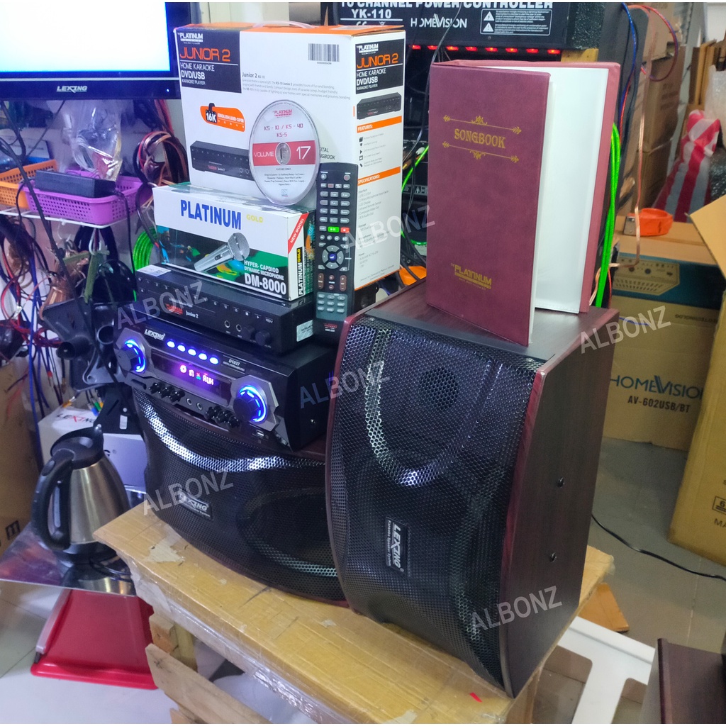 Videoke Set Lexing D1037 + Platinum Junior 2 Karaoke Bundle | Shopee ...